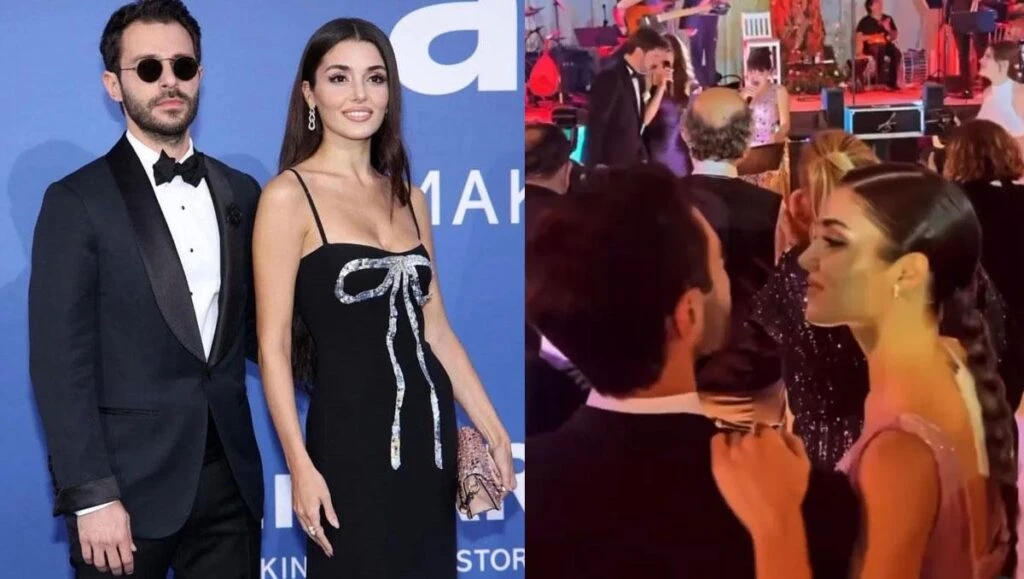 Müstakbel enişte aileye girdi: Hande Erçel Eda Ece'nin düğününe Hakan ...