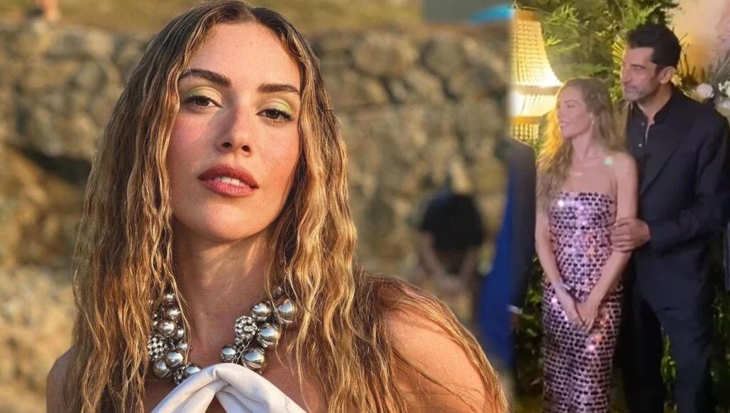 Sinem Kobal arkadaşının nikahında ayakta durmakta zorlandı! Kobal'a eşi ...