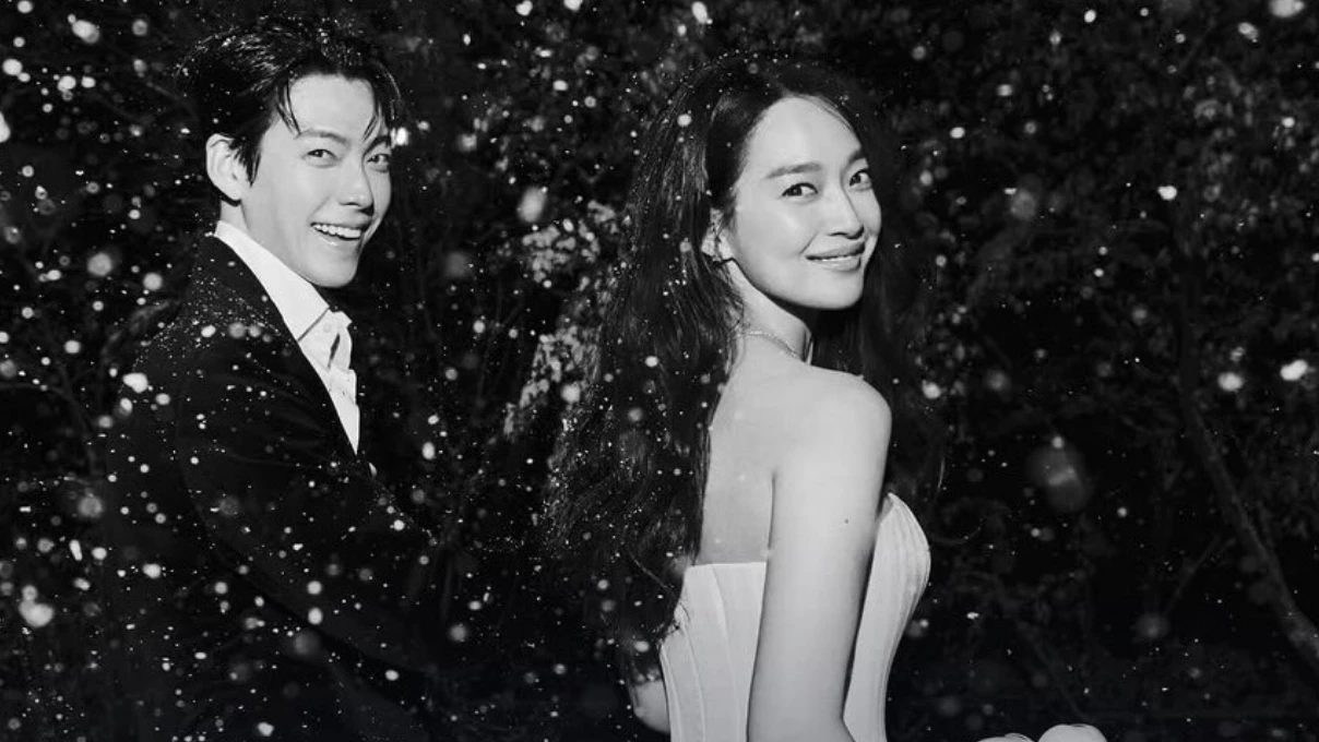 Kim Woo Bin ve Shin Min Ah düğünlerinden ilk kare yayınlandı! Çiftin ...