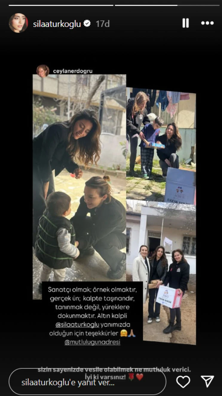 Kızılcık Şerbeti'nin Doğa'sı Sıla Türkoğlu'ndan takdir edilen ziyaret ...