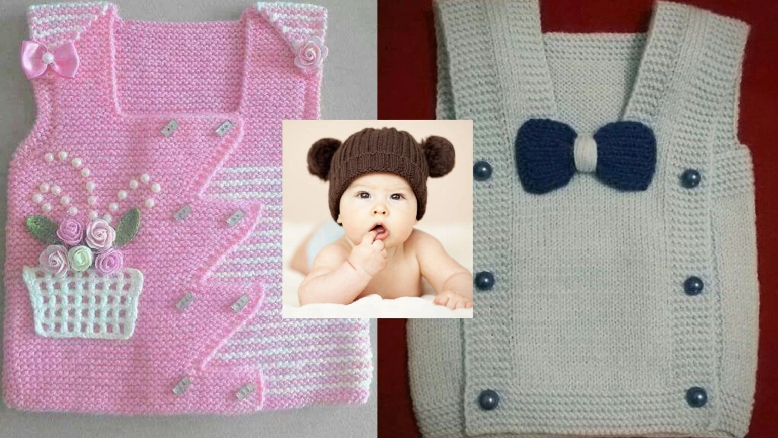 En güzel, yeni model bebek örgü yelek örnekleri 2025 » Mavi Kadın